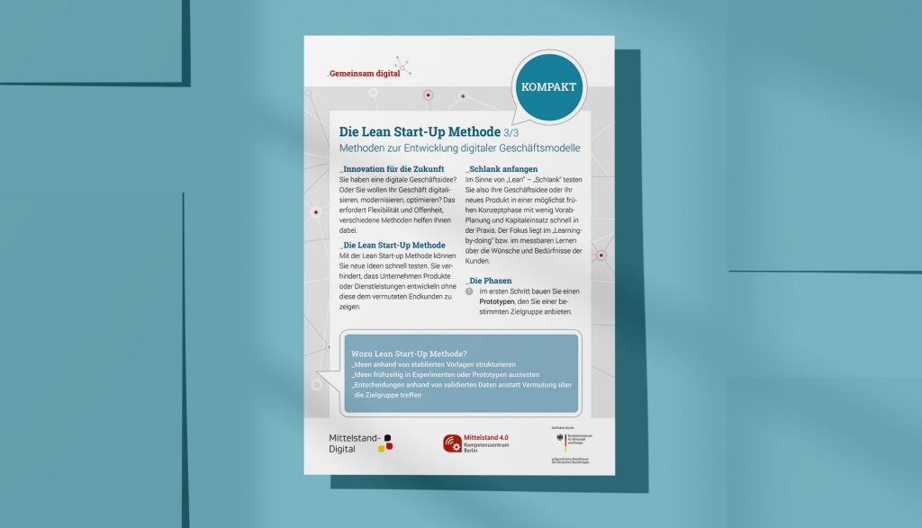 Die Lean Start-Up Methode | Mittelstand-Digital Zentrum Berlin